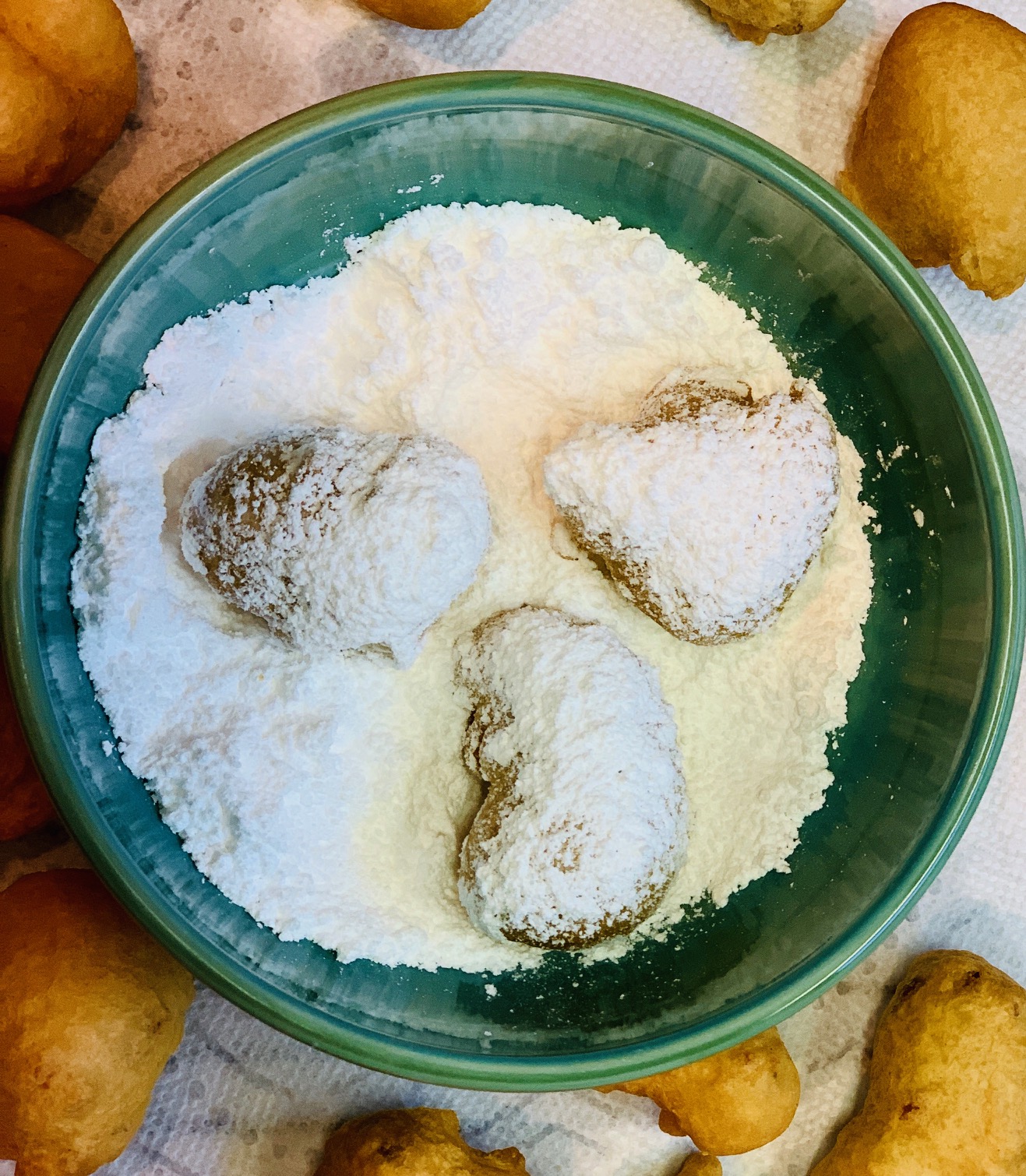 Bacon Beignets with no yeast - The Art of Food and Wine