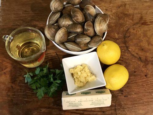 Steamed Clams with Garlic Butter and Wine - The Art of Food and Wine