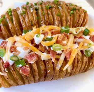 Easy Hasselback Potatoes with Herbs - The Art of Food and Wine